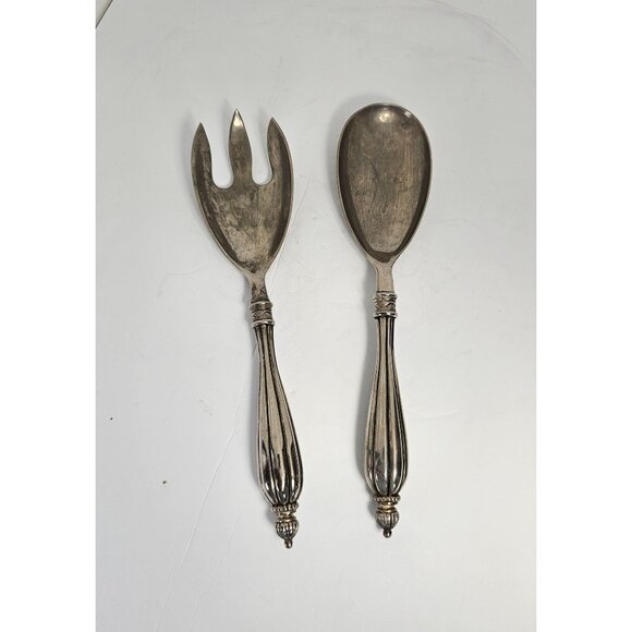 Godinger | Dining | Godinger Silver Plated Salad Fork Spoon Set | Poshmark